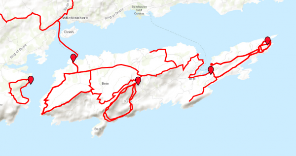 Map of Bere Island - Bere Island